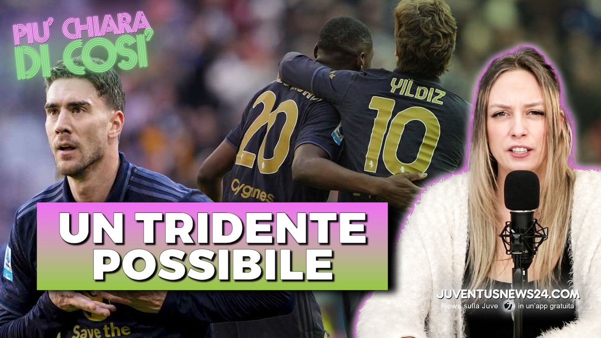 Juve, spunta anche l'idea tridente: tre attaccanti insieme?
