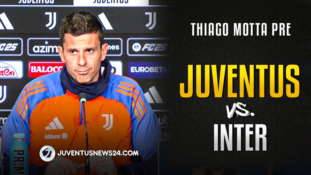 Conferenza stampa Thiago Motta pre Juve Inter: il VIDEO