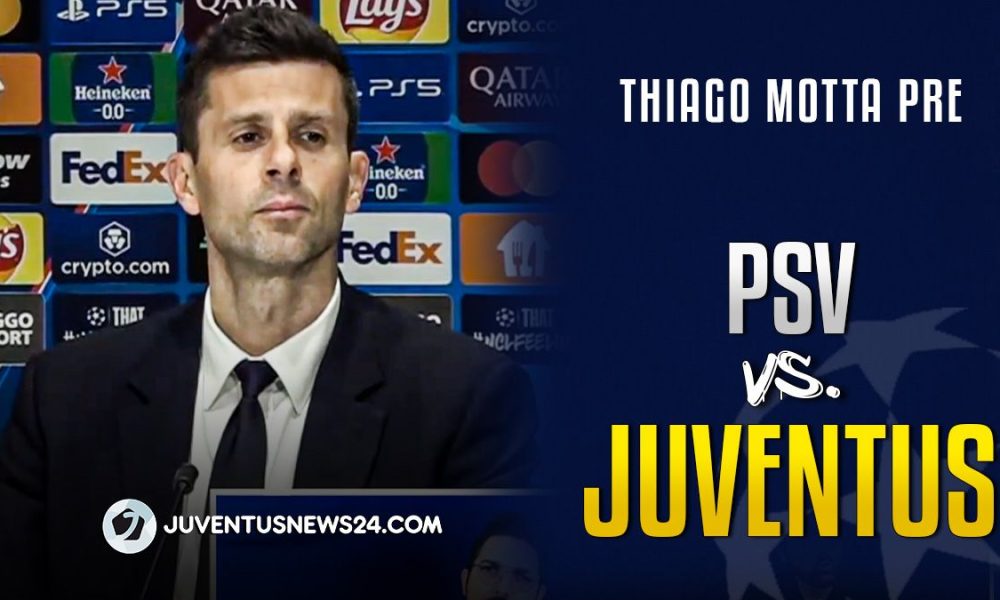 Conferenza stampa Thiago Motta Koopmeiners pre Psv Juve
