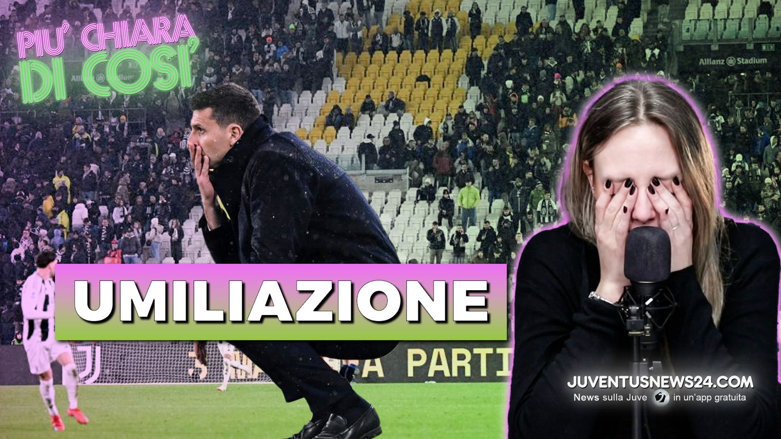 Juve Atalanta, sfogo dopo lo 0-4 - VIDEO di Chiara Aleati