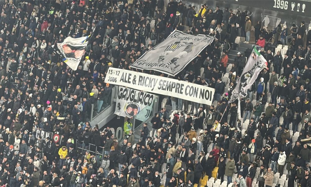 Ale & Ricky ricordati anche all'Allianz Stadium: il gesto